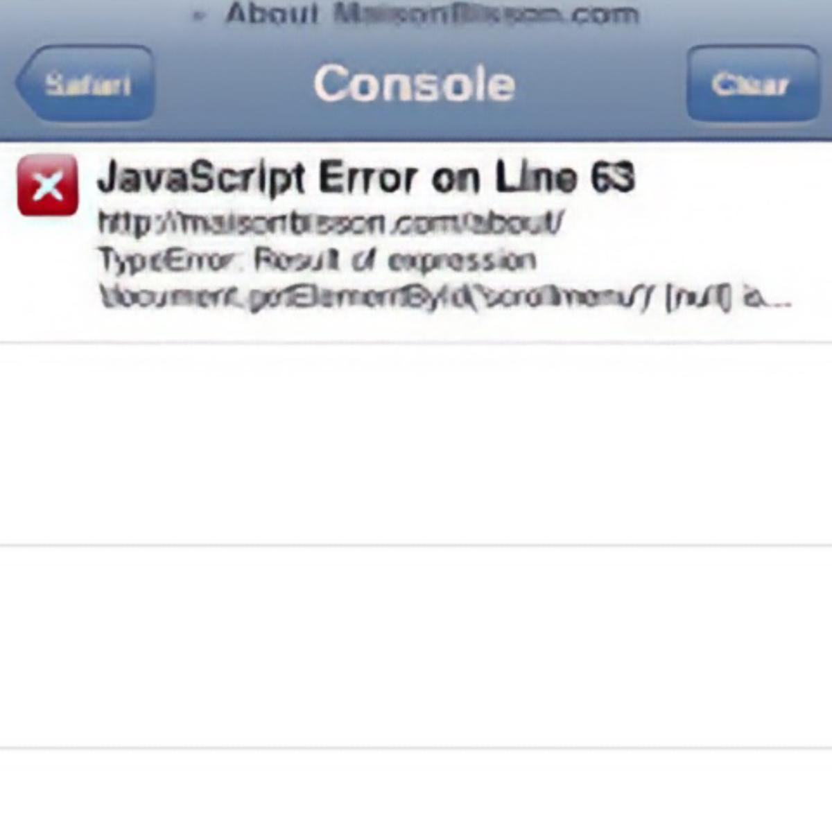 Step By Step: Turn On The iPhone/iPad’s Web Debugging Console ...
